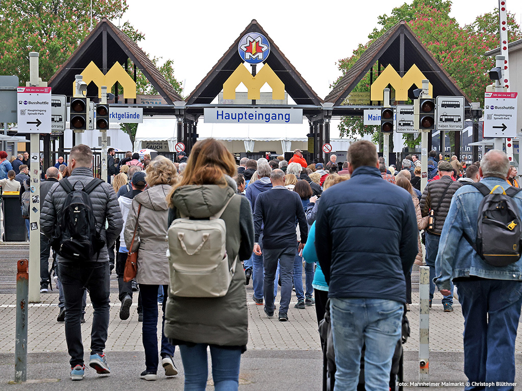 Impressionen DEUTSCHLAND-STAND auf dem Maimarkt in Mannheim (D ...